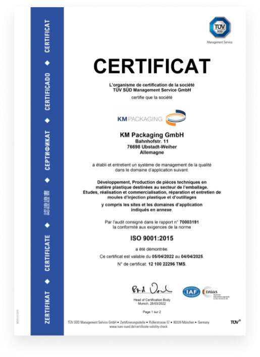 The Company – KM PACKAGING GmbH
